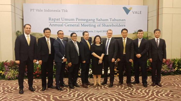 Ini Susunan Direksi dan Komisaris PT Vale Indonesia yang Baru - Tribun-timur.com