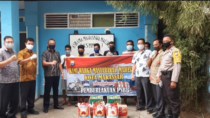 Dit Intelkam Polda Sulsel Bagikan Paket Sembako di Sejumlah Asrama ...