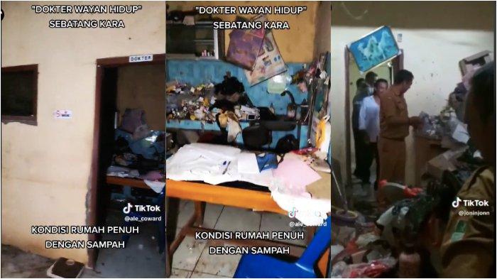 Viral Dokter Wayan dari Karawang Hidup di Rumah Penuh Sampah, Kesaksian ...