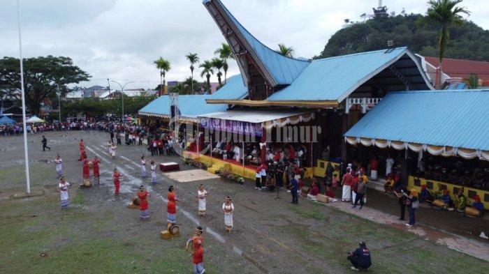 Deretan Foto Udara Karnaval Magical Toraja - Tribun-timur.com