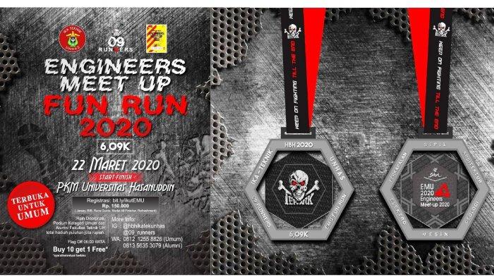 Ayo Ikut Engineers Meet Up Fun Run 2020, Panitia HBH Ikatek Unhas ...