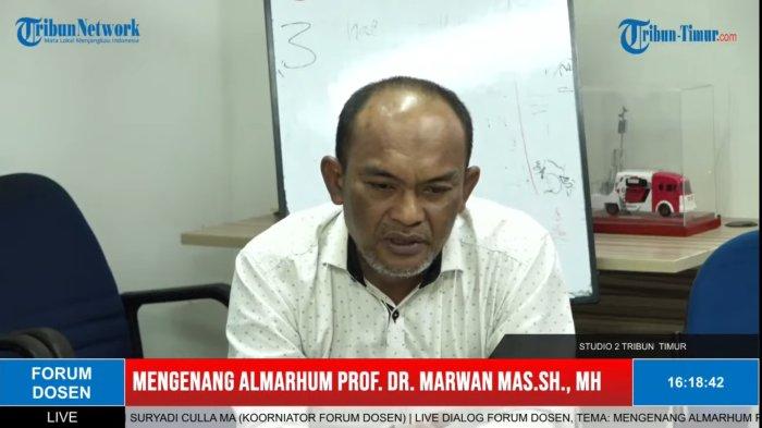 Djusman AR : Prof Marwan Bukan Hanya Akademisi, Tapi Pegiat Anti ...