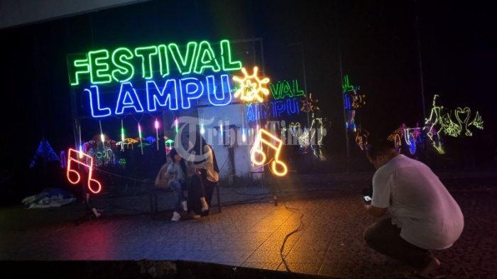 FOTO: Indahnya Festival Lampu di GTC Makassar - Tribun-timur.com