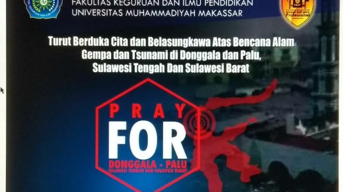 FKIP Unismuh Makassar Buka Tabungan Donasi Peduli Palu dan Donggala - Tribun-timur.com