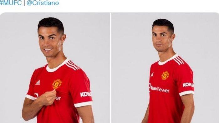 Foto-foto Terbaru Cristiano Ronaldo dengan Jersey Manchester United ...
