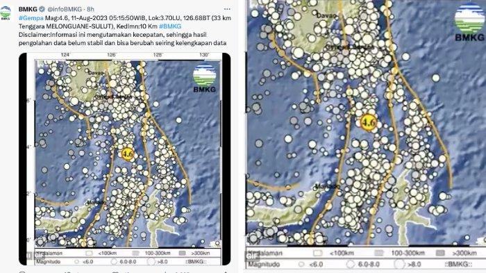Info BMKG: Gempa Bumi 18 Kali Guncang Indonesia Jumat 11 Agustus Hari Ini, Terbanyak di Nias ...