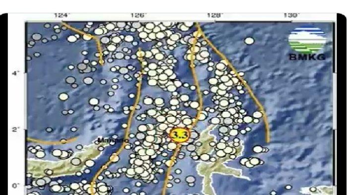 Info Gempa BMKG, Gempa Bumi Baru Saja Guncang Halmahera Barat, Magnitudo 3.3, Cek Lokasi ...