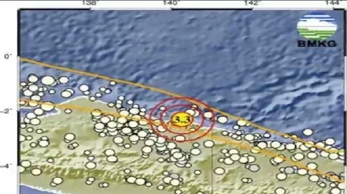 Baru Saja Gempa Bumi M 3.3 Guncang Papua, Cek Info BMKG Pusat Gempa dan Kedalaman - Tribun-timur.com