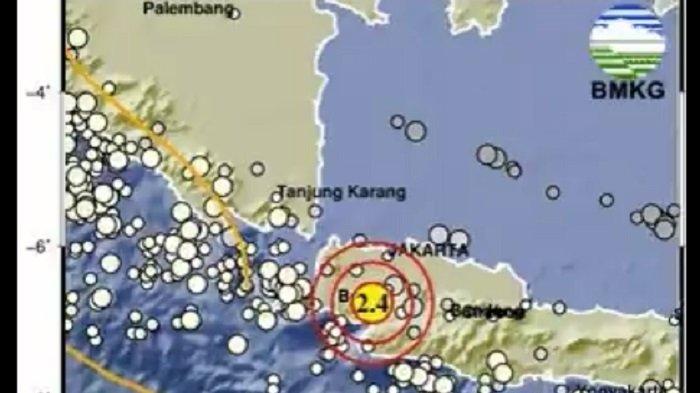 Gempa Bumi Hari Ini Magnitudo 2.4 Guncang Jabar, BMKG: 27 Kilometer Utara Kabupaten Sukabumi ...