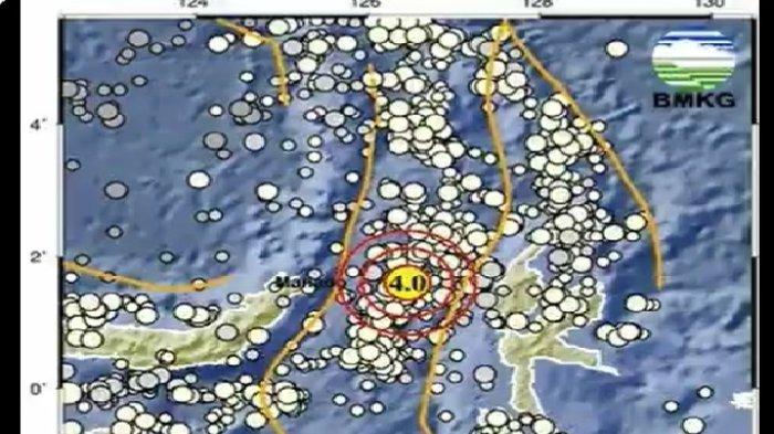 Terkini Gempa Bumi M 4.0 Guncang Maluku Utara, Info Lengkap BMKG Pusat Gempa Barusan - Tribun ...