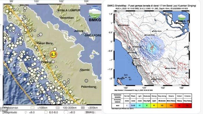 Info Gempa Bumi Terkini Hari Ini: Gempa di Pekanbaru Riau, Bandung, Aceh, Gorontalo, Bangkalan ...