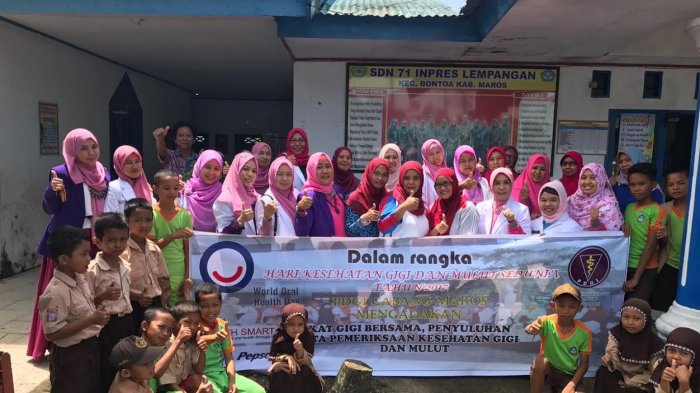 Cara PDGI Maros Peringati Hari Kesehatan Gigi dan Mulut Sedunia 2017 - Tribun-timur.com