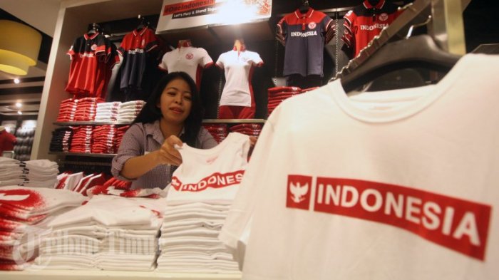 Baju Tema Kemerdekaan Hadir di Giordano TSM Makassar - Tribun-timur.com