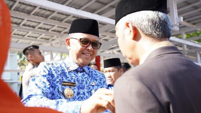 Upacara HUT ke-48 Korpri, Gubernur Nurdin Abdullah Sampaikan Sambutan Presiden - Tribun-timur.com