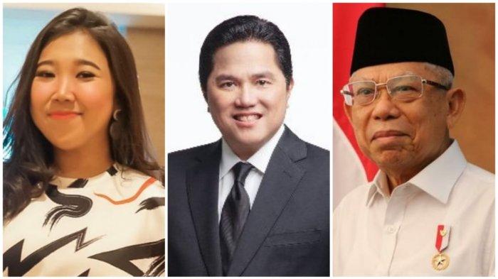 Kiky Saputri Roasting Erick Thohir, Singgung Kinerja Wapres Maruf Amin 'Pak Jokowi Doang Kerja ...