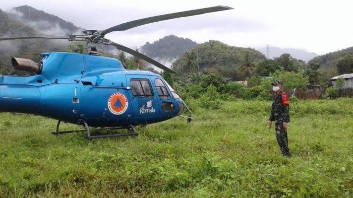 Cuaca Buruk, Helikopter Milik BNPB Mendarat Darurat di Polman - Tribun-timur.com