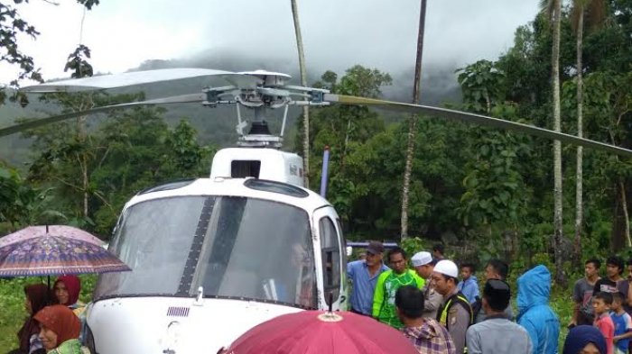 Helikopter Mendarat Darurat di Camba Maros, Ini Penjelasan Kapolsek AKP ...