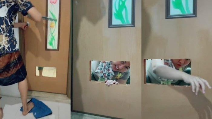 30 Menit Ibu-ibu Terkunci di Kamar Mandi Penginapan Malah Diledek dan Direkam Anak, Videonya ...