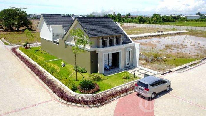 Foto Drone Kawasan Perumahan FKS Land Cluster Alamanda - Tribun-timur.com
