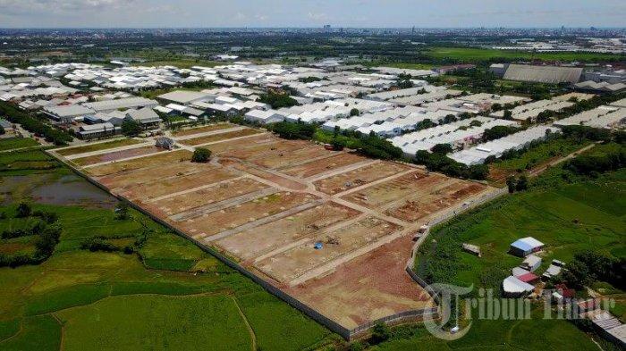 Foto Drone Kawasan Perumahan FKS Land Cluster Alamanda - Tribun-timur.com