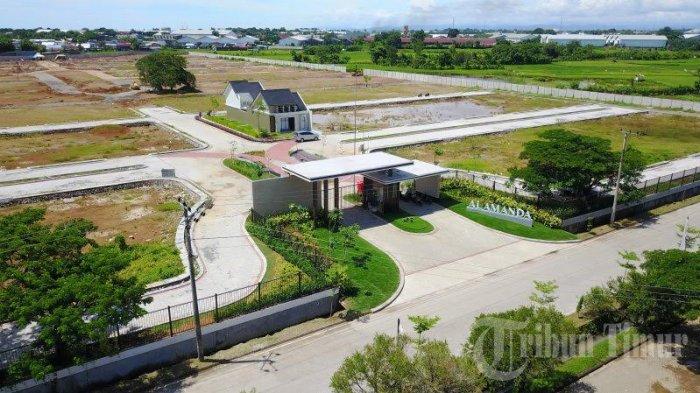 Foto Drone Kawasan Perumahan FKS Land Cluster Alamanda - Tribun-timur.com