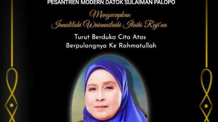 Kabar Duka, Ummu Kalsum Kahar Mudzakkar Meninggal Dunia di RS Wahidin - Tribun-timur.com