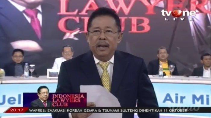 ILC TV One Tadi Malam, Reaksi Karni Ilyas Tak Jadi Moderator Debat ...