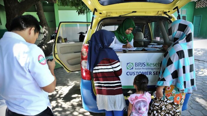FOTO: Layanan Mobile Customer Service BPJS Kesehatan - Tribun-timur.com