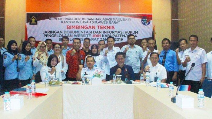 Kemenkumham Sulbar Gelar Bimtek Jaringan Dokumentasi Hukum - Tribun-timur.com
