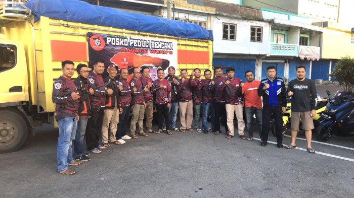 Komunitas Motor Savage Work's Bulukumba Kirim Bantuan ke Masamba ...
