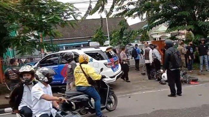 Viral, Mobil PJR Polisi Tabrak Pemotor hingga Terseret, Kondisinya ...