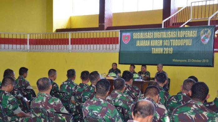Korem 141 Toddoppuli Bone Sosialisasi E-Digitalisasi Koperasi dan ...