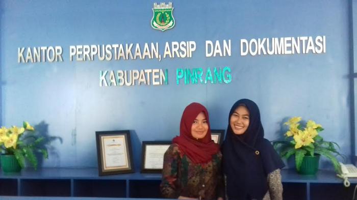 2 Staf Cantik Ini Siap Layani Pengunjung KPAD Pinrang, Ramah dan Murah Senyum - Tribun-timur.com