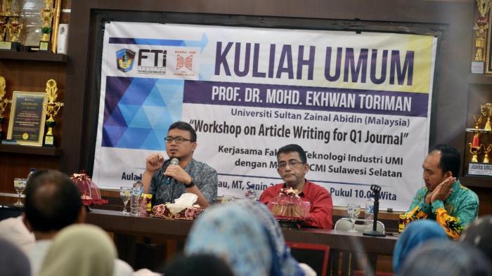 FOTO: Kuliah Umum FTI UMI Makassar - Tribun-timur.com