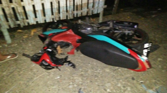 Tabrakan di Majene, Pengendara Motor Tewas, Begini Lukanya - Tribun-timur.com