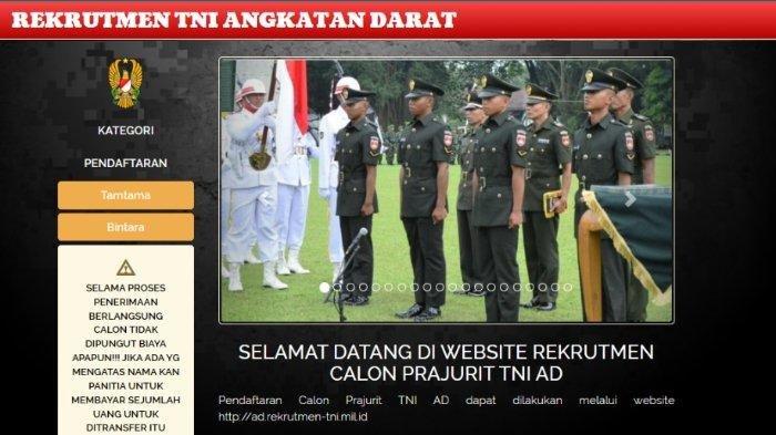 Tata Cara Daftar Bintara dan Tamtama TNI 2025, Ikuti Petunjuk Berikut Supaya Lulus - Tribun ...