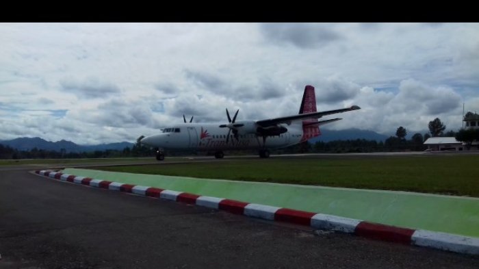 VIDEO: Begini Pendaratan Perdana Trans Nusa di Bandara Pongtiku Toraja ...