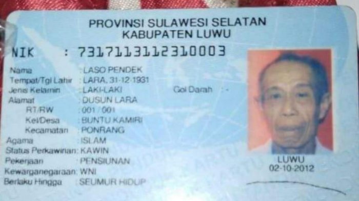 Bukan Hoax, Nama Laso Pendek Terdaftar di TPS 7 Desa Buntu Kamiri Luwu ...
