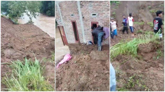 Foto-foto Longsor di Cenrana Dekat Camba Maros, 4 Rumah Tertimbun, 5 ...