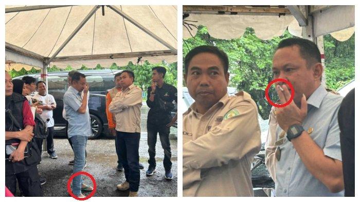 Gaya Urakan Lurah Bori Bellayya Maros Sulsel Pakai Sendal Jepit dan Merokok - Tribun-timur.com