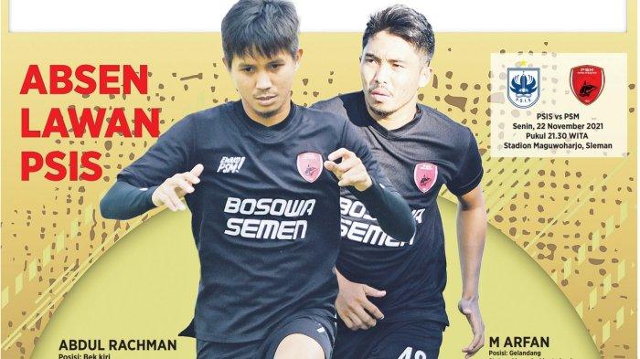 Pemain PSM Makassar M Arfan dan Abdul Rachman Bakal Tampil Lawan Bali United, Adam Mitter ...