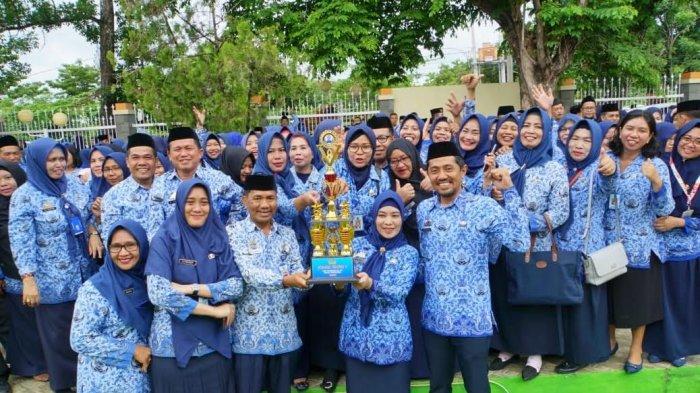 RSUD Andi Makkasau Juara II Lomba Defile Hut Korpri - Tribun-timur.com