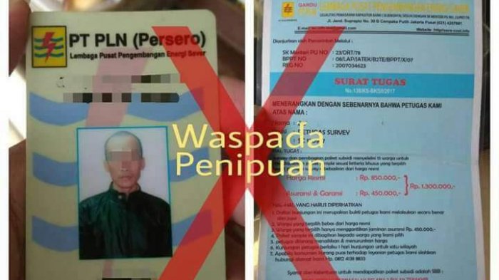 Agar Tak Tertipu Petugas yang Mengaku dari PLN, Perhatikan Hal Ini ... Agar Tak Tertipu Petugas yang Mengaku dari PLN, Perhatikan Hal Ini ...