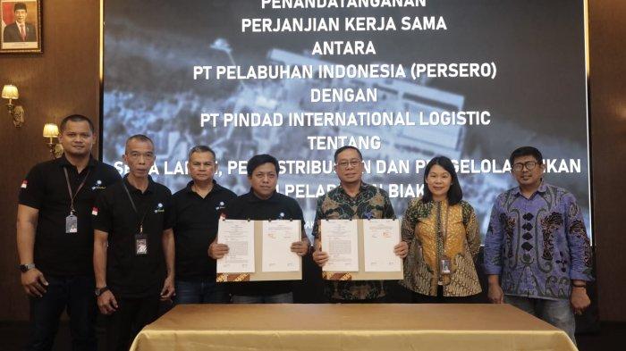 Sinergi BUMN, Pelindo Regional 4 dan Pindad Teken Perjanjian Kerja Sama Terkait Pengelolaan Ikan ...
