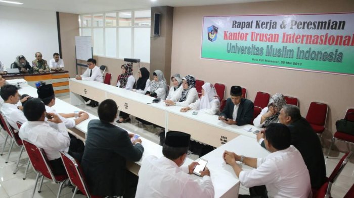 UMI Kini Resmi Punya Kantor Urusan Internasional - Tribun-timur.com