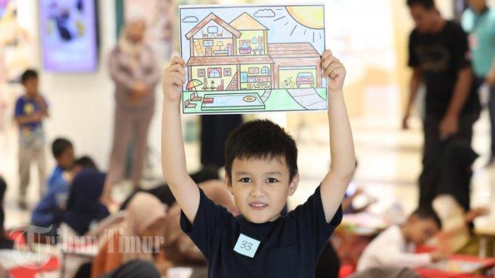 Wujudkan Kreativitas Anak, Eline Project Gelar Lomba Mewarnai - Tribun ...