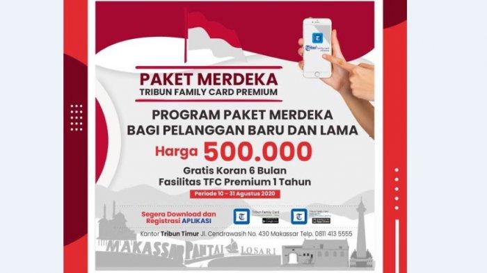 Paket Merdeka, Langganan TFC Premium Hanya Rp 500 Ribu - Tribun-timur.com