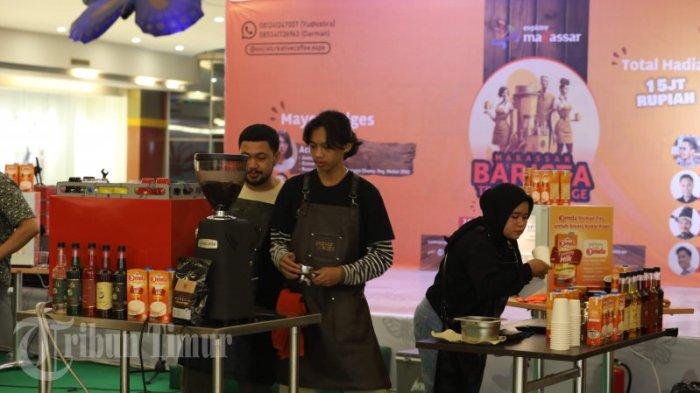Barista Pasar Kopi Ikut Ajang Kompetisi Barista Team Challenge - Tribun ...