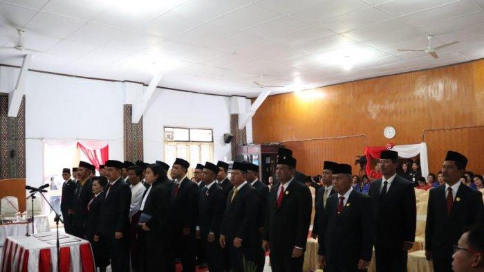 30 Anggota DPRD Toraja Utara Periode 2019-2024 Dilantik, Kalatiku Singgung Pemekaran - Tribun ...