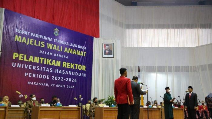 Foto-foto: Pelantikan Rektor Unhas Periode 2022 - 2026 Prof Jamaluddin ...